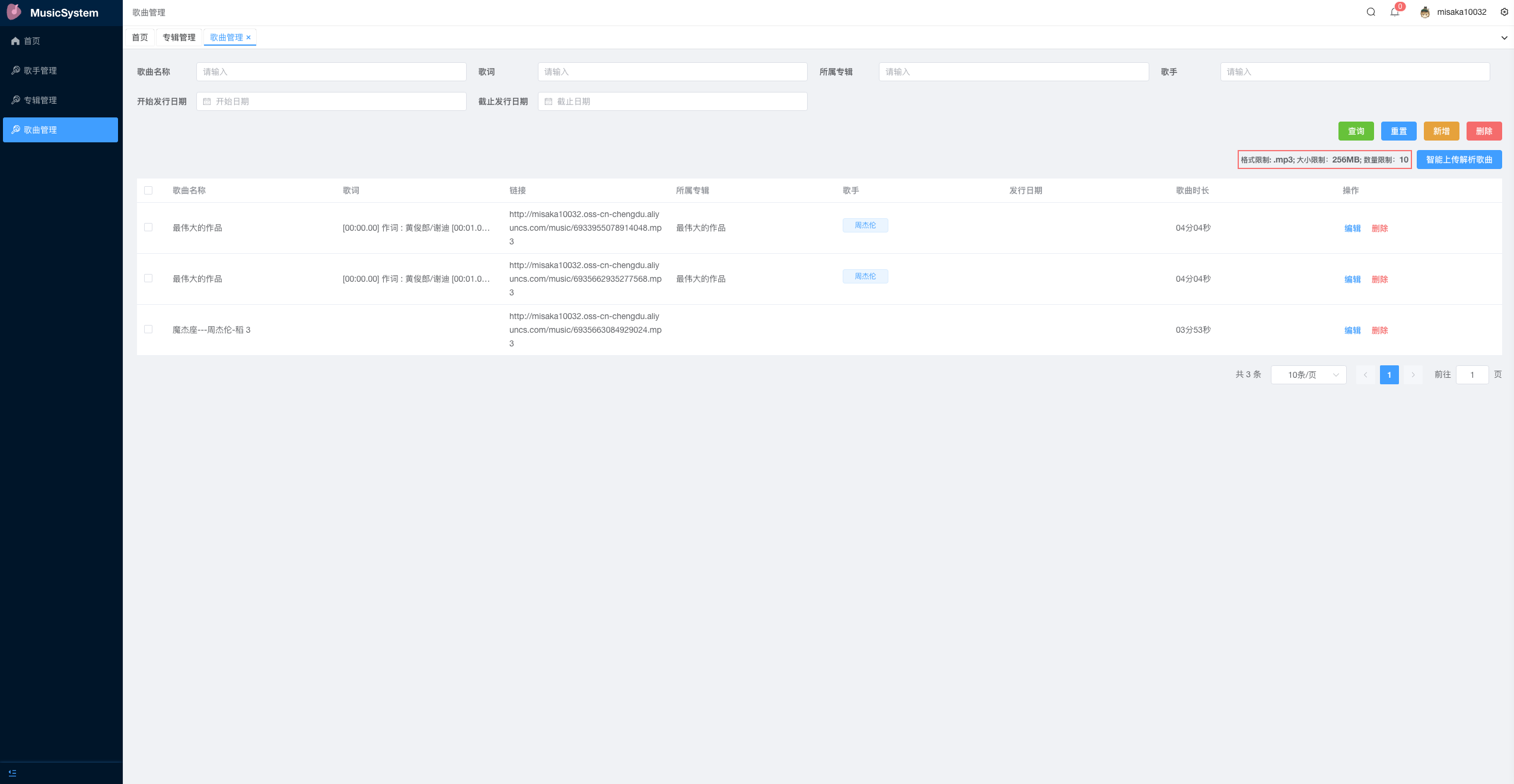 GitHub - mi-saka10032/music-system-admin